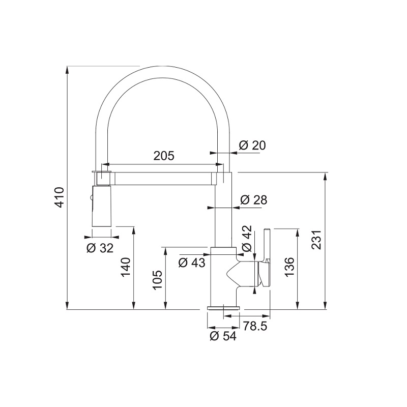 Franke slavina Lina Semi-Pro 115.0626.085