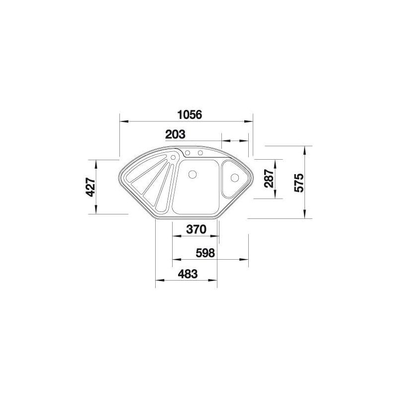 Blanco sudopera Delta 9E-IF 523667