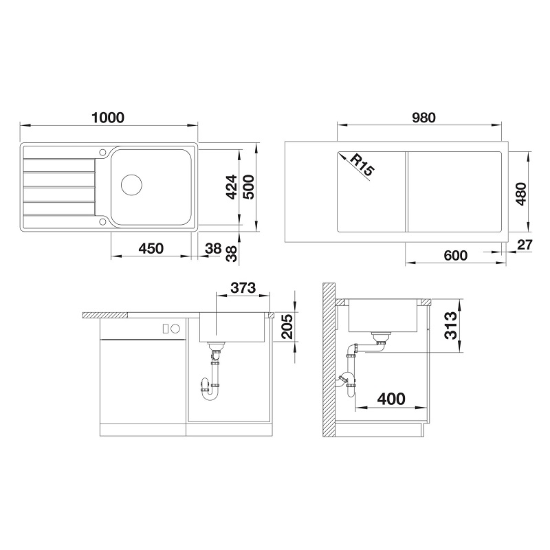 Blanco sudopera Classimo XL 6 S-IF 525327