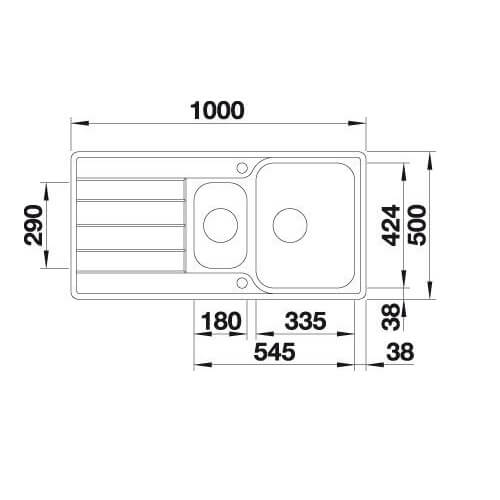 Blanco sudopera Classimo 6 S-IF 525329