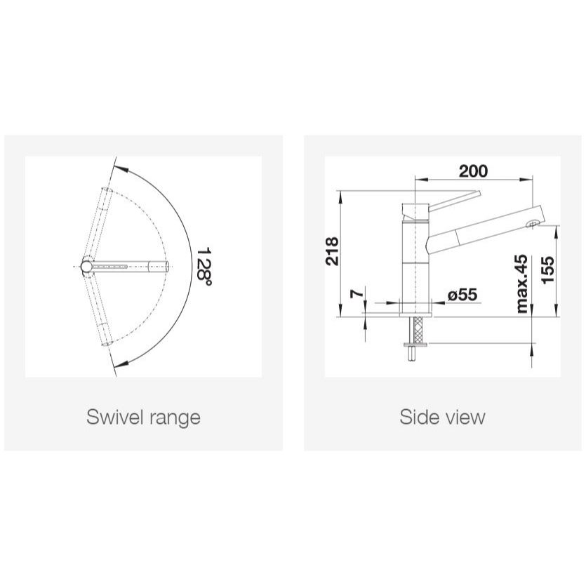 Blanco slavina Alta-S Compact 515333