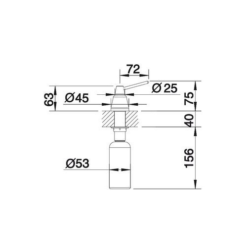 Blanco dozer Tiga 510769