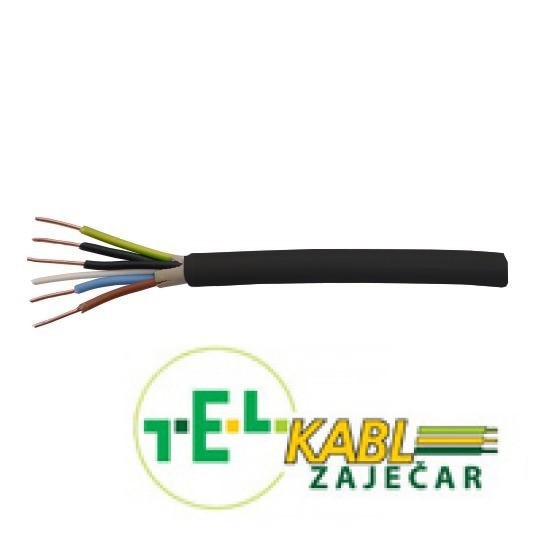 Kabl PPJ crni 5x1.5 Tel-kabl