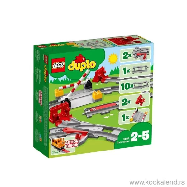 LEGO DUPLO TRAIN TRACKS 10882