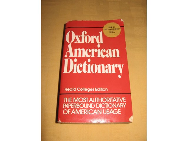 Oxford american dictionary