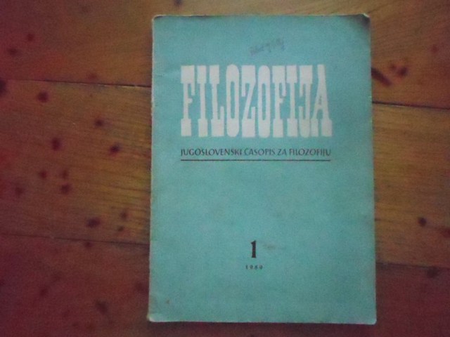 FILOZOFIJA 1/1959