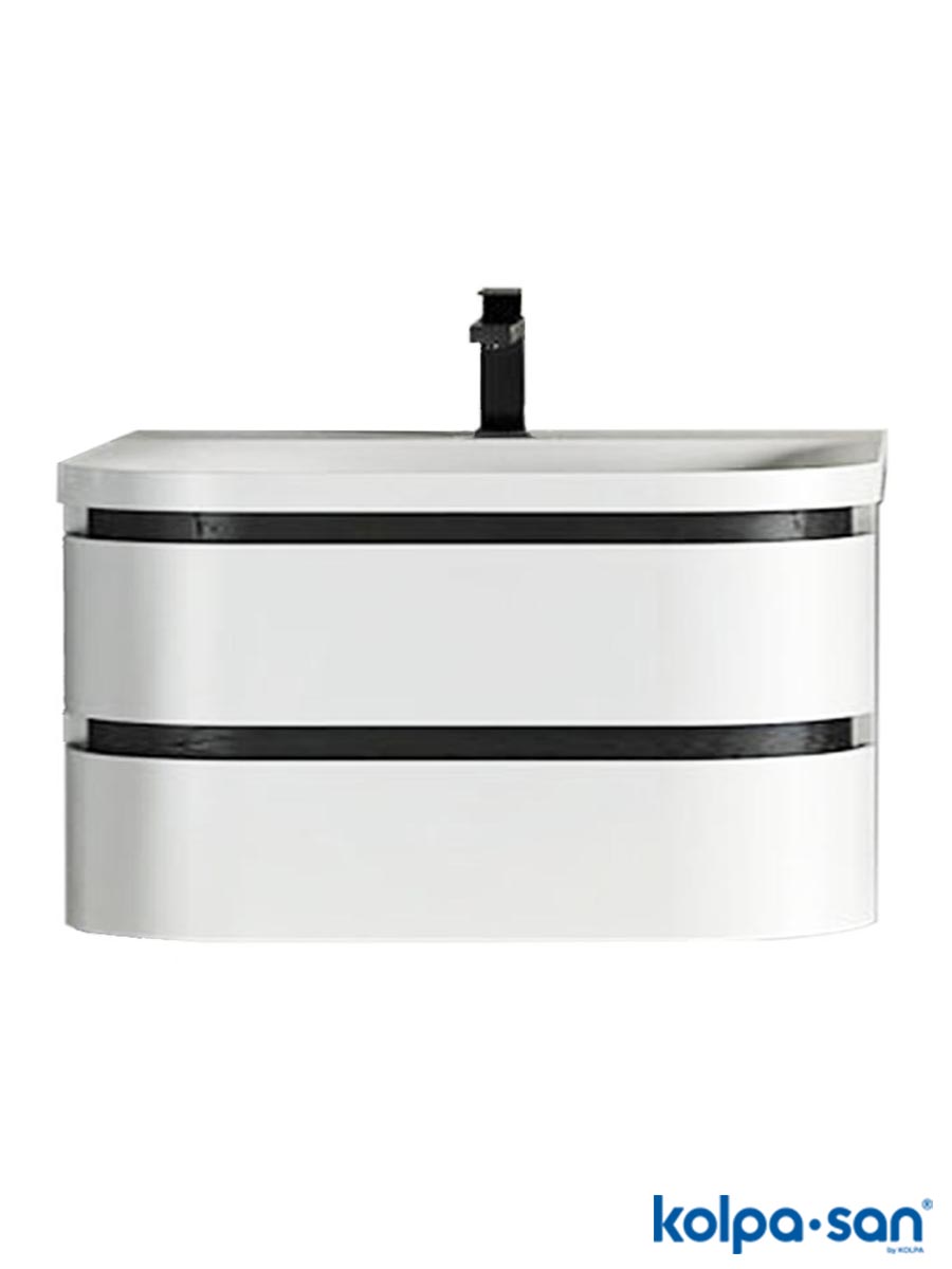 Lavabo sa ormarićem 547020 Kolpa San Vittoria bela 80cm