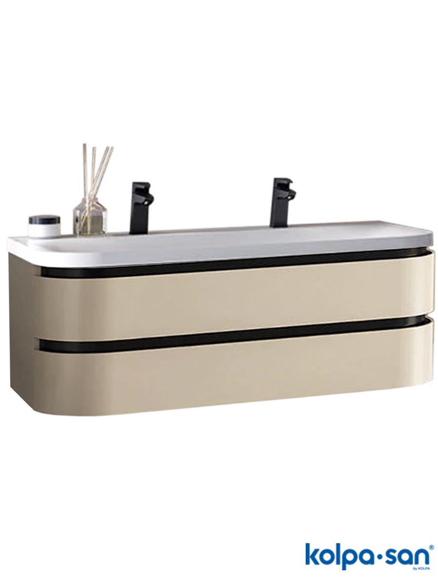 Lavabo sa ormarićem 547060 Kolpa San Vittoria bež 120cm