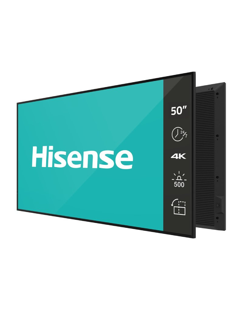 HISENSE 50 inča 50DM66D 4K UHD 500 nita Digital Signage Display - 24/7 Operation