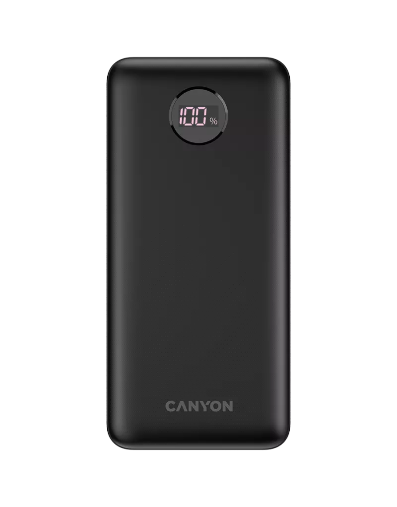 CANYON PB-2002 Power bank 20000mAh Li-poly battery, Input Type-C 5V3A,9V2A,18W ...