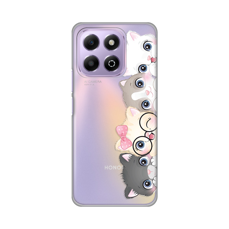 Silikonska futrola print Skin za Huawei Honor X6b Cats