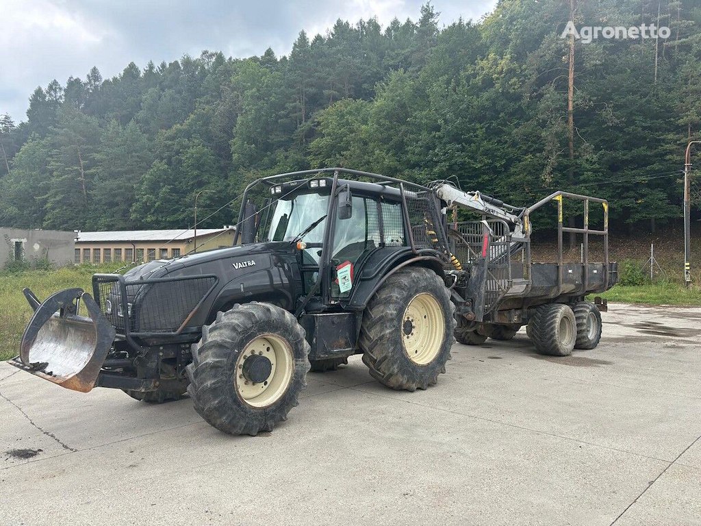 Valtra T191 + Kesla 12 MD with hydraulic crane Kesla 305T traktor točkaš