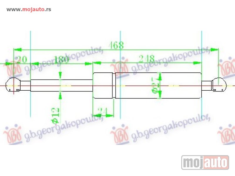 Amortizer haube i gepeka