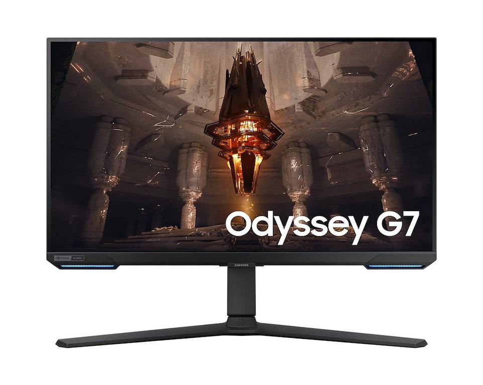 Monitor 28 Samsung Odyssey LS28BG700EPXEN, IPS, 3840x2160, 144Hz, 1ms GtG, HDMIx2, DP, USB, G-Sync ,pivot, podešavanje po visiniID EK000547818