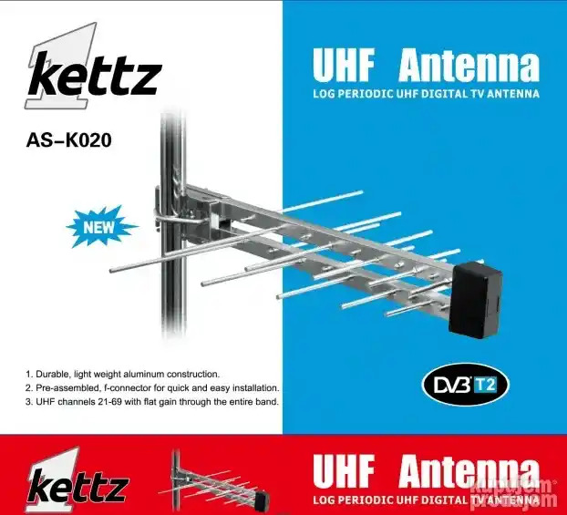 Spoljna antena Kettz AS-K020 TV/FM/T2ID EK000620870