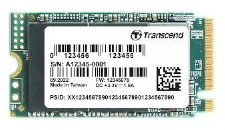 TRANSCEND 512GB M.2 2242 PCIe Gen3x4 NVMe TS512GMTE470A