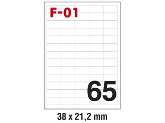 Etikete ILK 38x21,2mm pk100L Fornax F-01