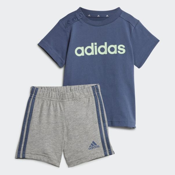 ADIDAS Set essentials lineage organic cotton tee and shorts set BT