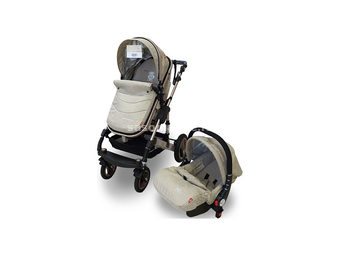 BBO Kolica za bebe GS-T106 3u1 Matrix Set Bež GS-T106BEZS