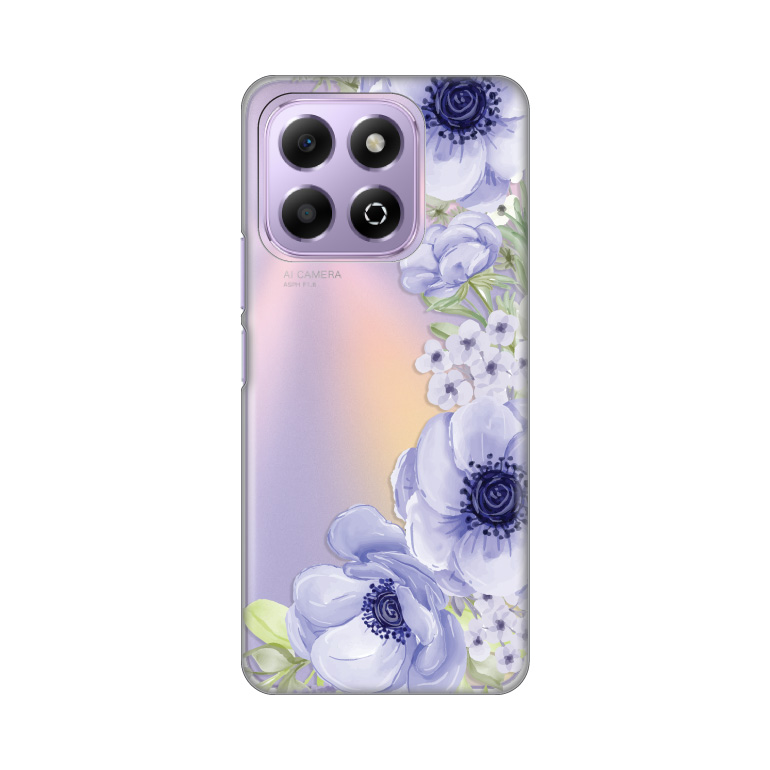 Zastitna ultra tanka (skin) maska / futrola PRINT - Huawei Honor X6b Blue Roses