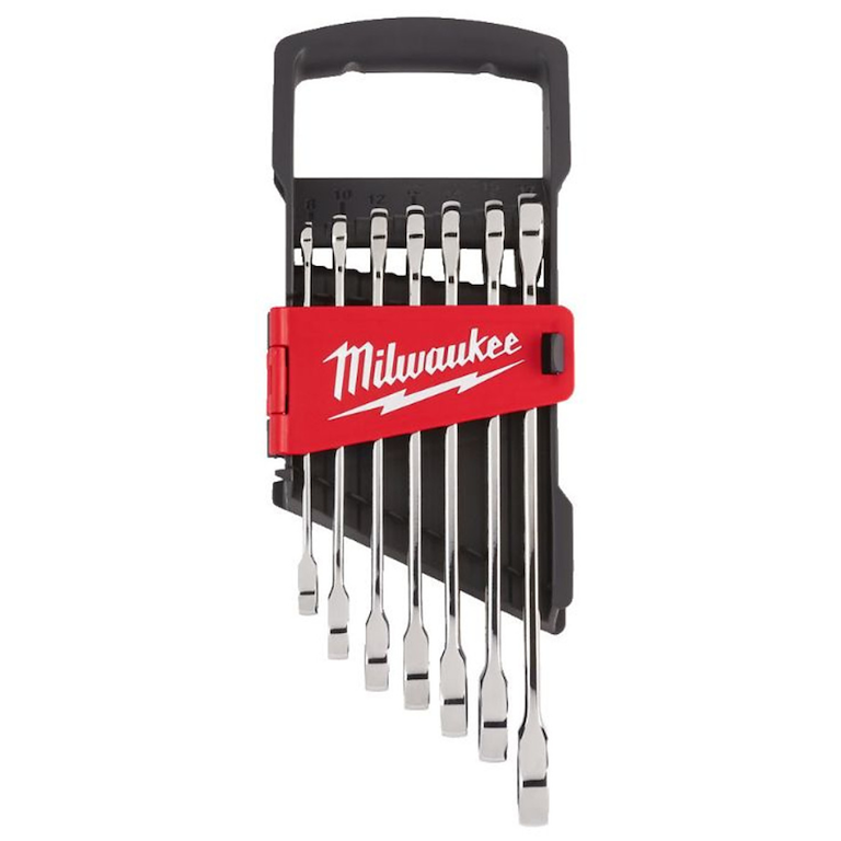 Milwaukee – Set kombinovanih ključeva sa čegrtaljkom MAXBITE, 8 – 17 mm, 7 kom. – 4932464993