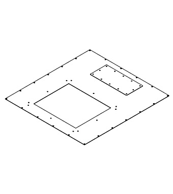 IP5x adapter za montažu DLTI, za DSI 600x1000 (+DLTIC001)
za ugradnju u DSI 600x1000 i 600x1200 ormare. RAL7035 svjetlo siva. Potreban i DLTIC0001 pokrov.