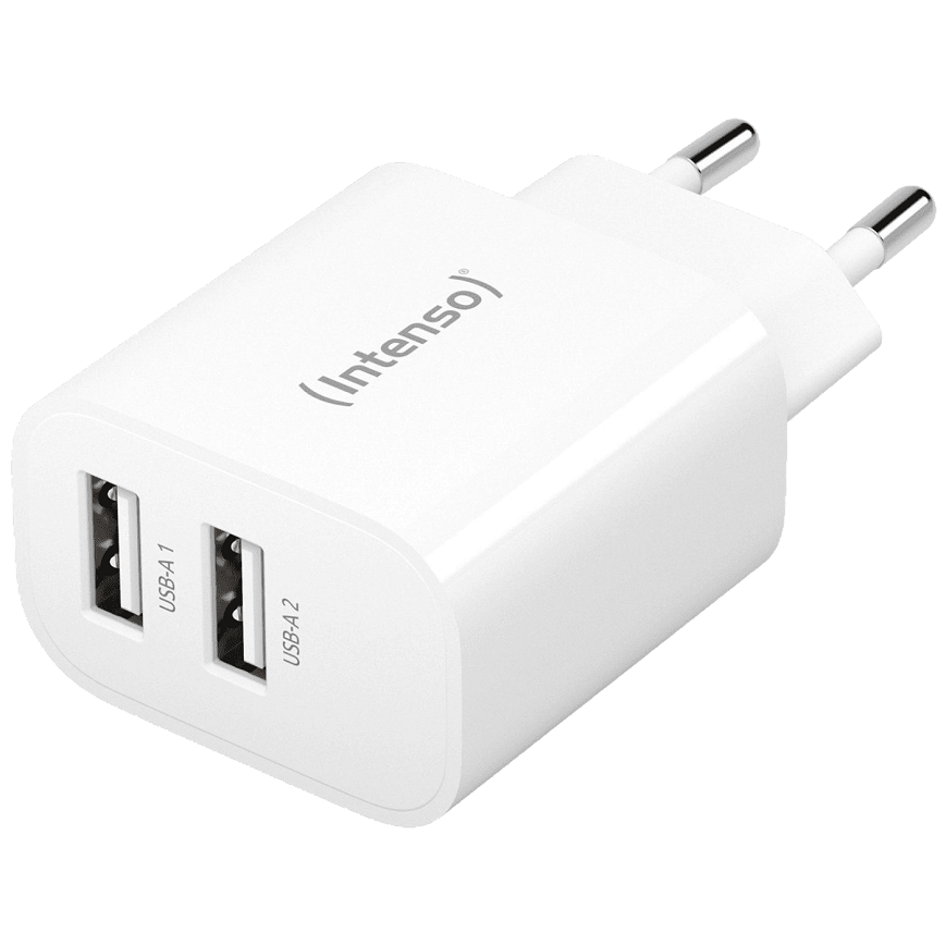 INTENSO PUNJAČ 2 X USB-A 2.4A 24W W24AA