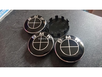 NOVO BMW SKROZ CRNI cepovi za felne 56mm G30, G31, G11, G12,