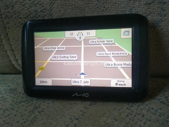 gps mio spirit 4,3 inča- nove mape