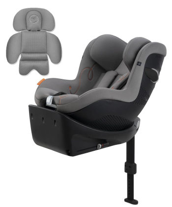 Cybex Sirona Gi i-Size roto 360 auto sedište za bebe 40-105 cm Comfort sa Newborn uloškom Lava Grey