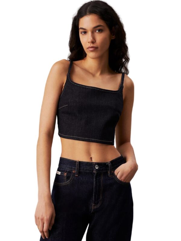 Calvin Klein - Denim top na bretele