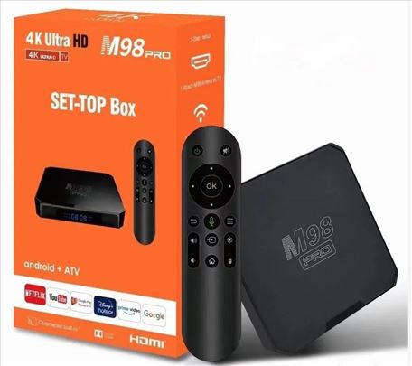 Android TV boks M98 preko 2000 besplatnih kanala