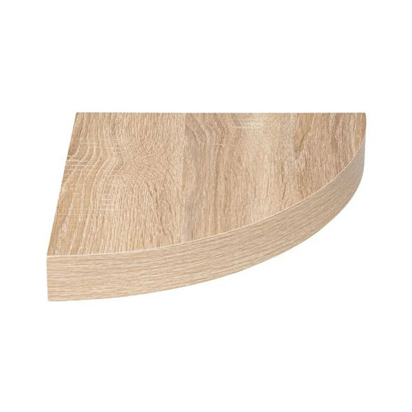 Zidna ugaona polica MDF 25x25x3,8cm natur Fixy 5Five 181396C