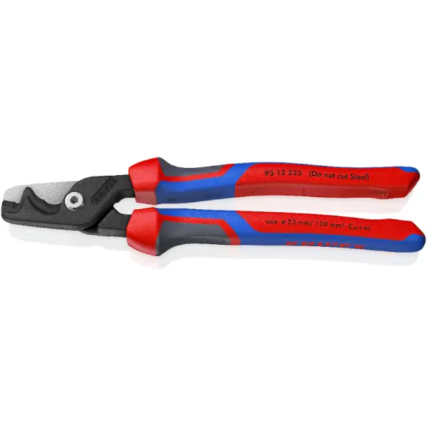 Knipex 95 12 225 StepCut XL Makaze za kablove 225mm sa trokomponentnom drškom