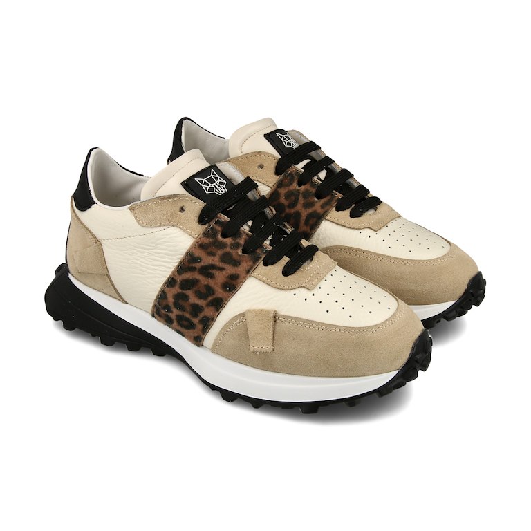 Porrada Lupo HONEY WILD Leopard Krem