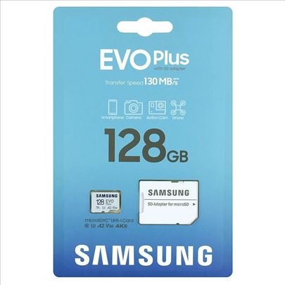 Samsung EVO Plus 128gb MicroSDXC + SD Adapter