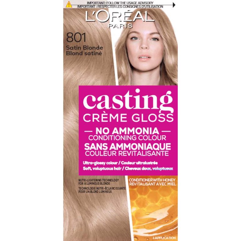 Casting creme gloss boja za kosu 801 satin blonde casting creme gloss