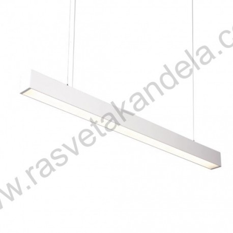 LED visilica/plafonska lampa dužine 120cm OFFICE M109051 24W 6500K bela