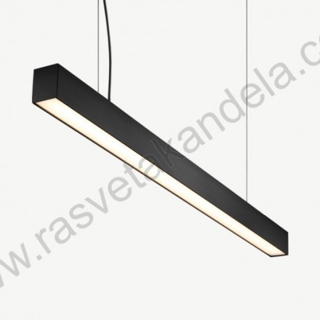 LED visilica/plafonska lampa dužine 120cm OFFICE M109051 24W 6500K crna