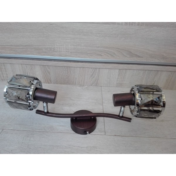 Spot lampa 2xE14 M160720-B kristali