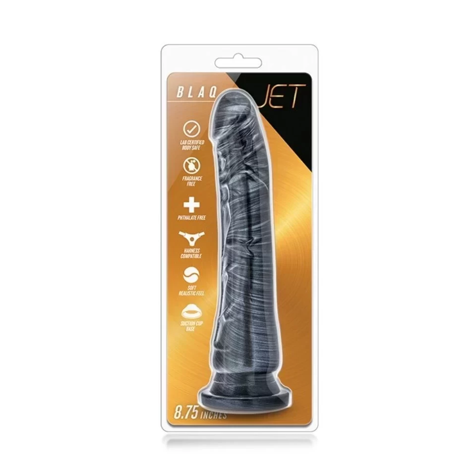 Silikonski dildo u crnoj boji 330834