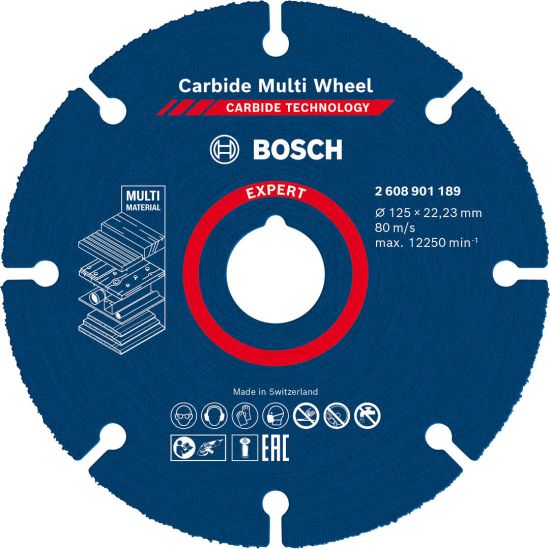 Bosch Expert Carbide Multi Wheel rezna ploča 125 x 22,23mm - pakovanje 1 komad (2608901189)