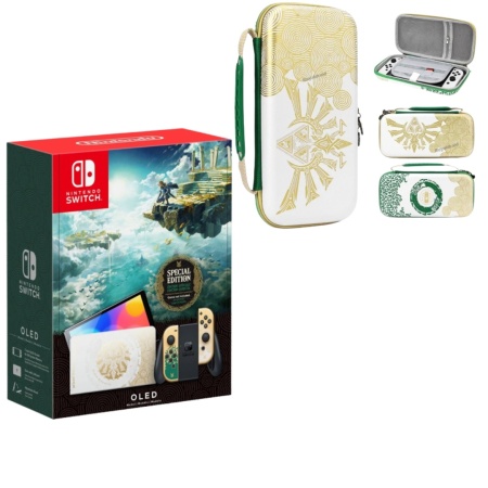 Konzola Nintendo Switch OLED The Legend of Zelda - Tears of the Kingdom Edition + Torbica