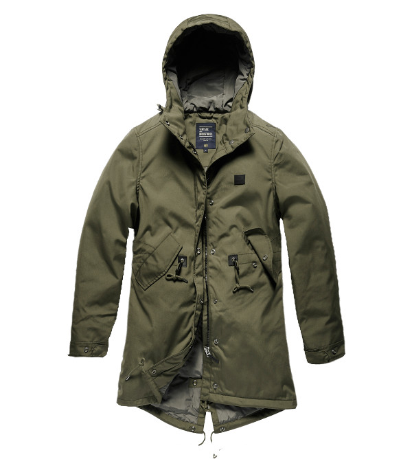 VINTAGE INDUSTRIES BRITT Z PARKA OLIVED