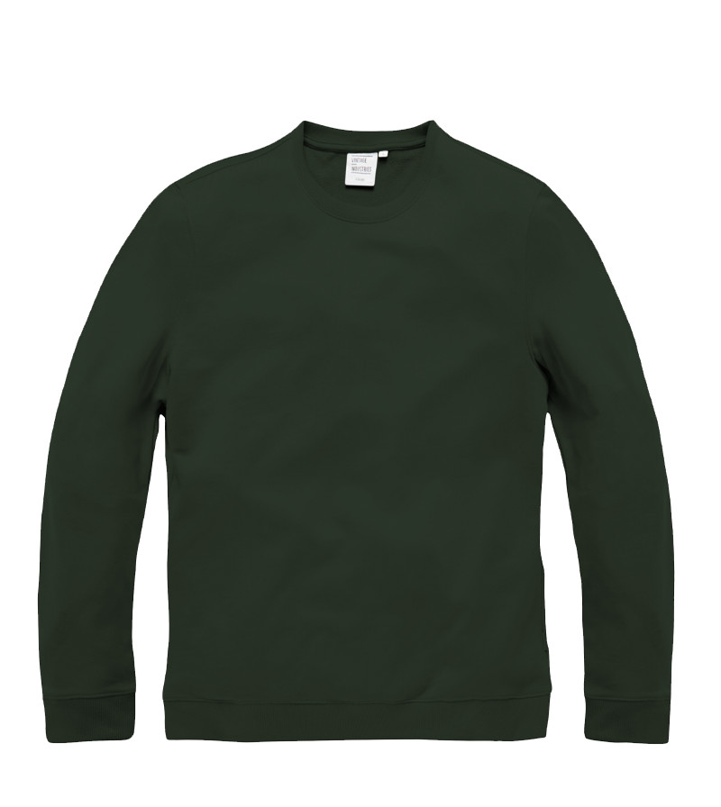 VINTAGE INDUSTRIES BRIDGE CREWNECK DUKS GREEN
