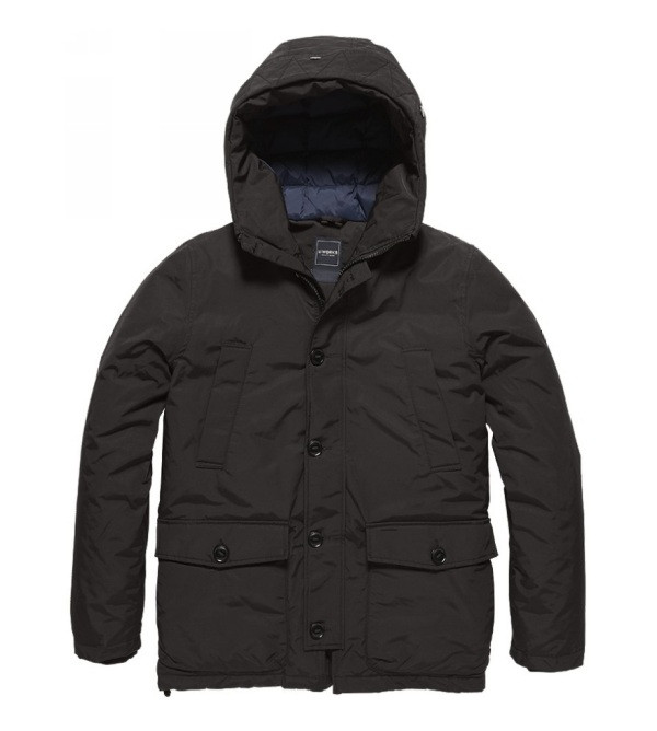 VINTAGE INDUSTRIES CRAVEN PARKA BLK