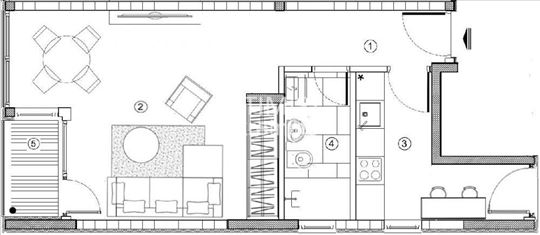 Batajnica, Braće Mihajlović Trpić, 41m2, 1.0 ID#26