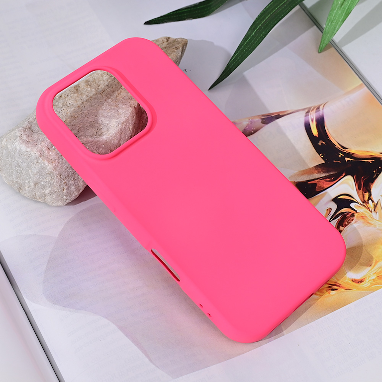 Maska Teracell Soft Velvet za iPhone 16 Pro 6.3 pink