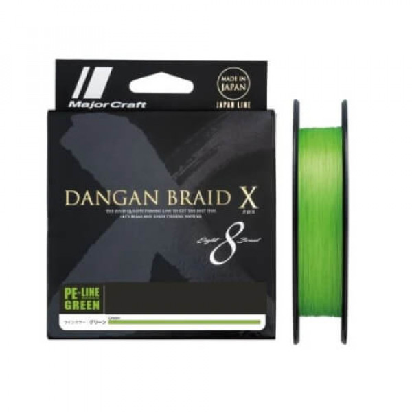 Hipron Major Craft Dangan Braid DBX8 150m Green