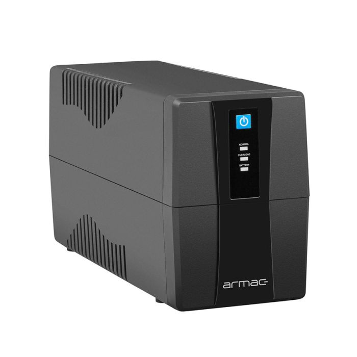 UPS Armac 650VA, 390W, 2X 230V Schuko OUT, RJ11/RJ45 IN/OUT, USB, LED (H/650F/LED/V2)